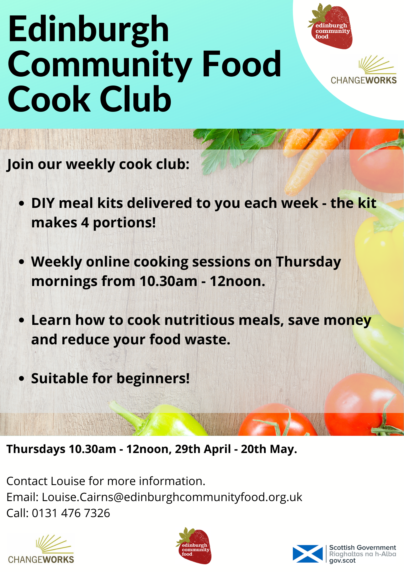 Edinburgh Community Food News – Believe. Persevere. Achieve.
